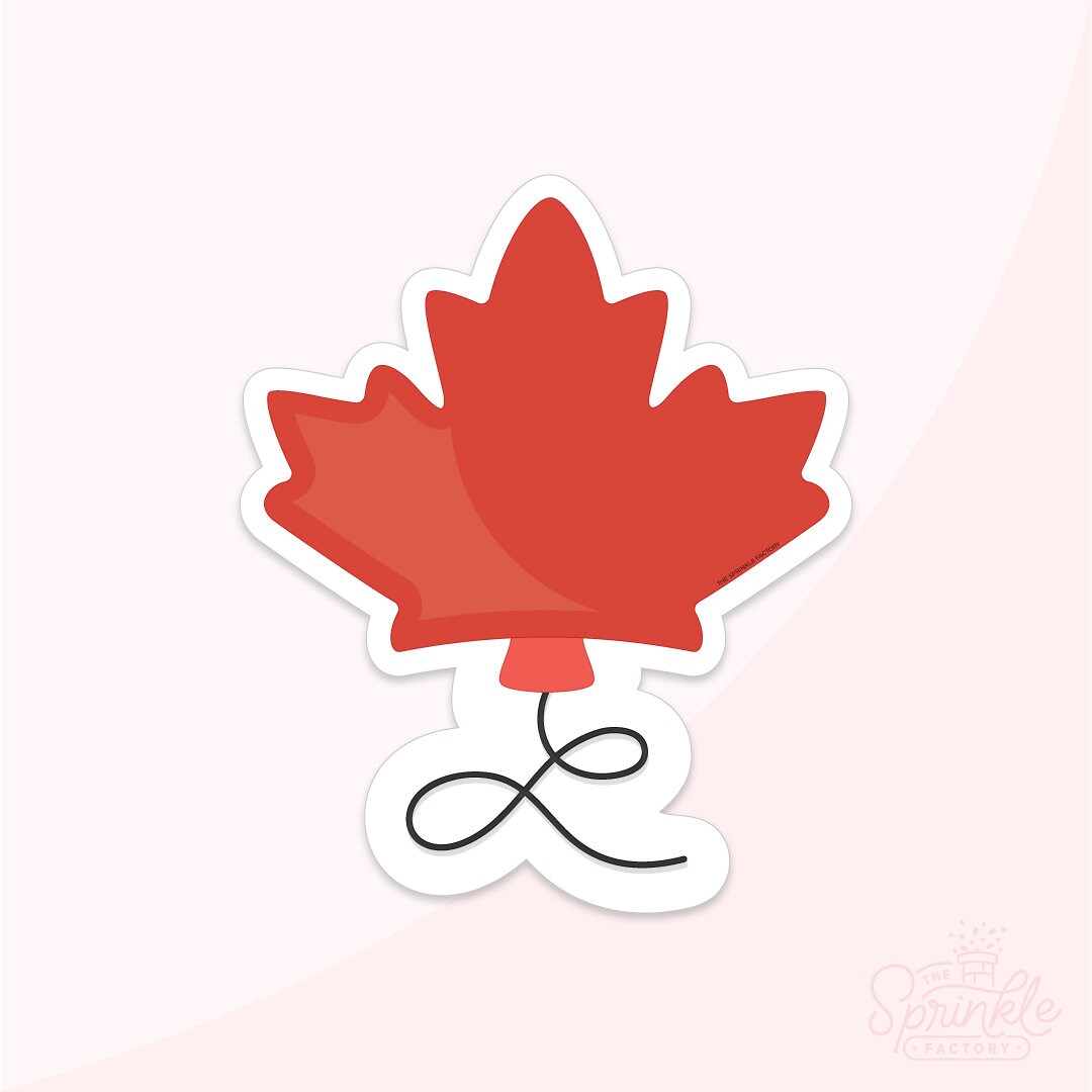 Maple Leaf Balloon Cookie Cutter .STL Files + . PNG Eddie Image! - Etsy