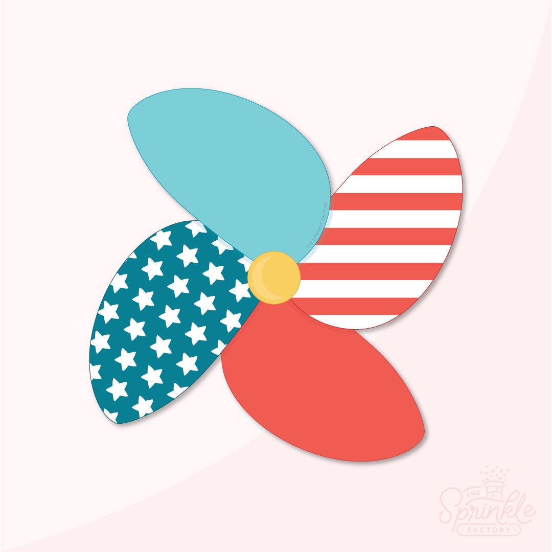 Patriotic Pinwheel Cookie Cutter .STL Files + . PNG Eddie Image! - Etsy