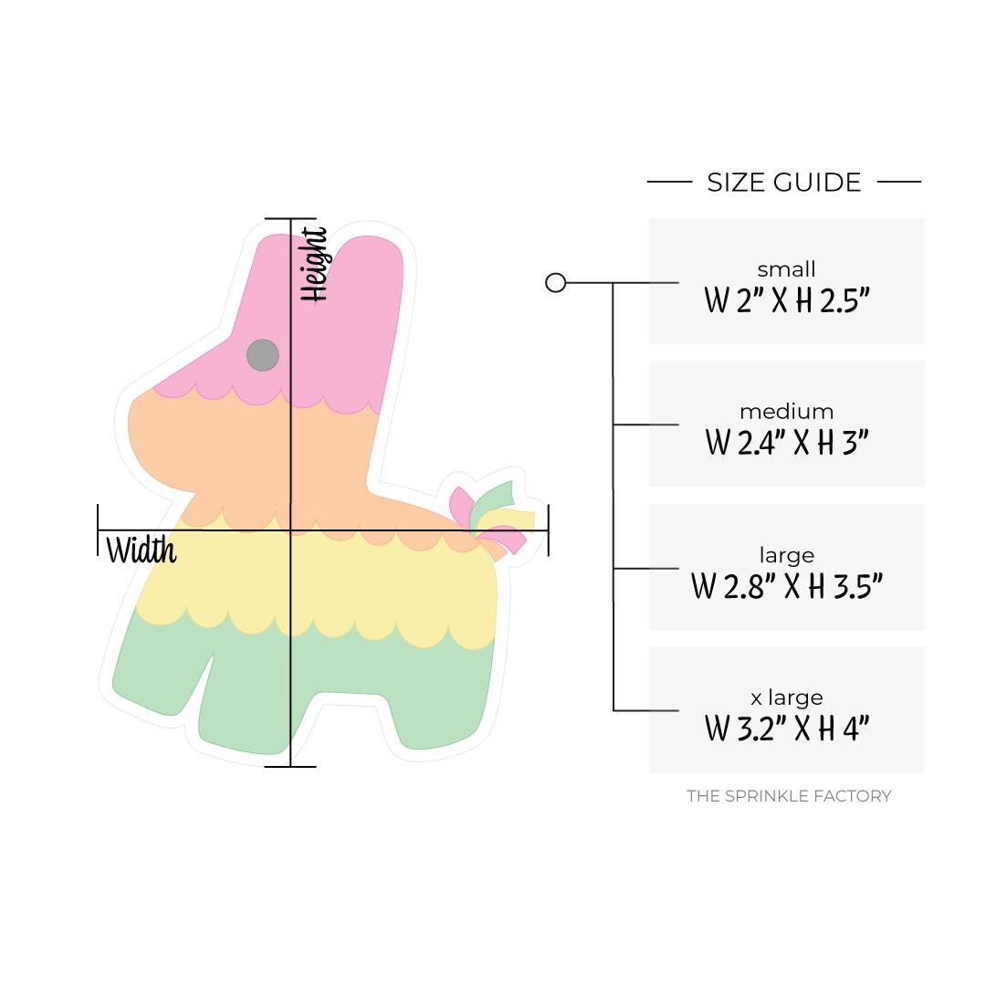 Fiesta Pinata Cookie Cutter .STL Files With Eddie .PNG Image! - Etsy