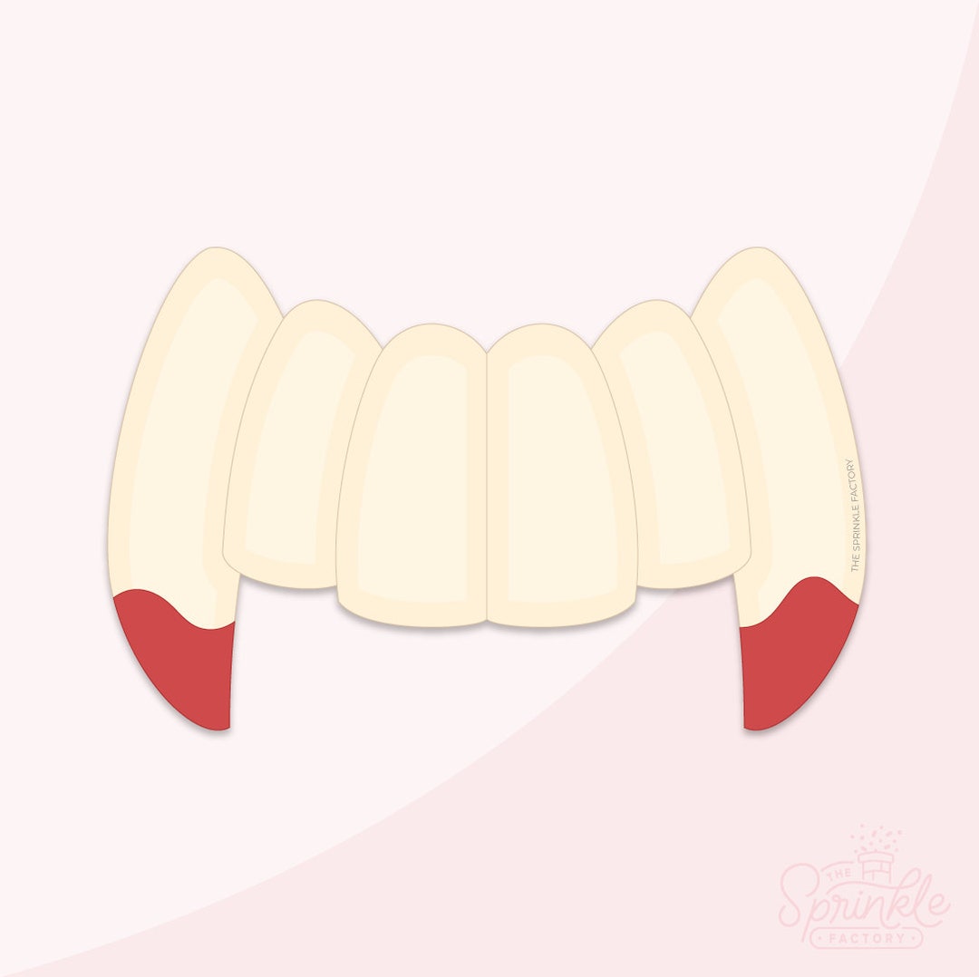 Vampire Teeth Cookie Cutter .STL Files + . PNG Eddie Image! - Etsy