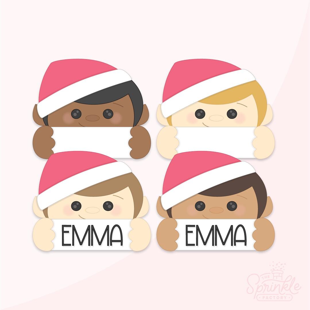 Elf Plaque Cookie Cutter .STL File + . PNG Eddie Images! - Etsy