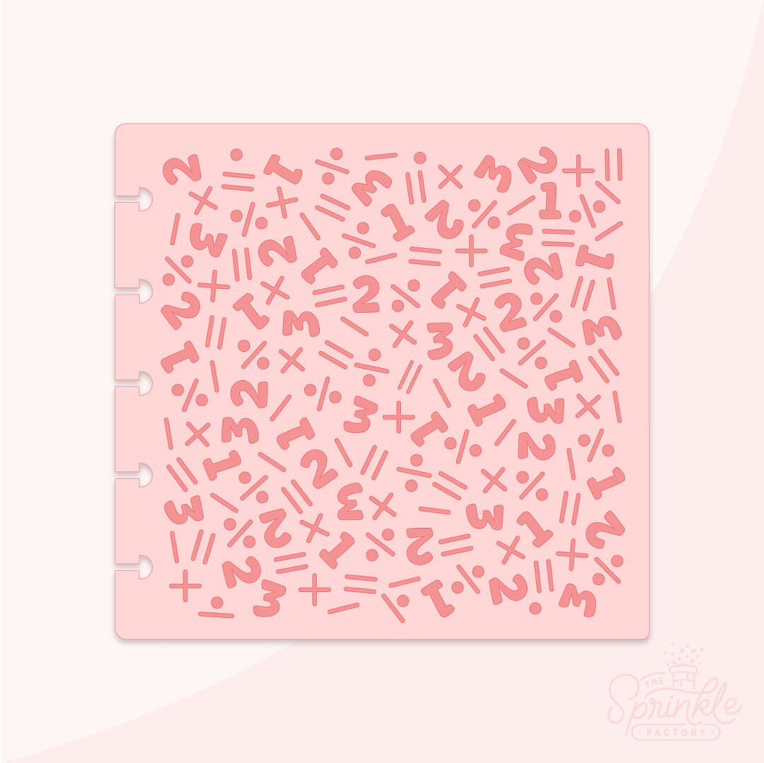 Math Facts Digital .SVG Cookie Stencil! - Etsy