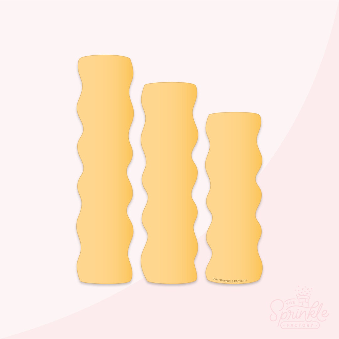 Crinkle Cut French Fries Cookie Cutter .STL Files, 3 Different Fries ...