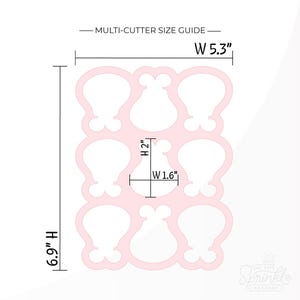 Tiny Turkey Leg Multi Cutter .STL + .PNG Eddie Image! - Etsy