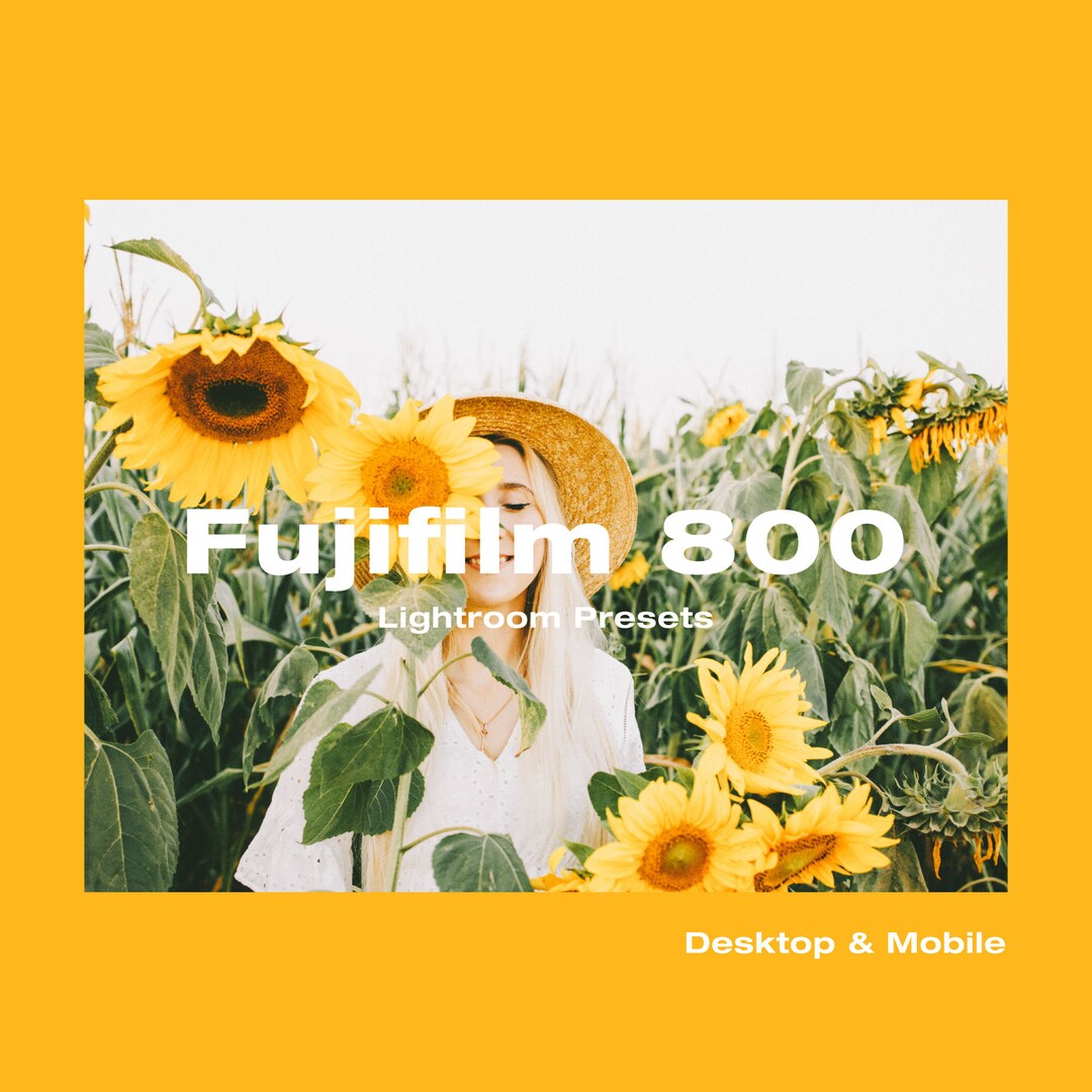 Fujifilm 800 Film Look Lightroom Presets, Mobile & Desktop - Etsy