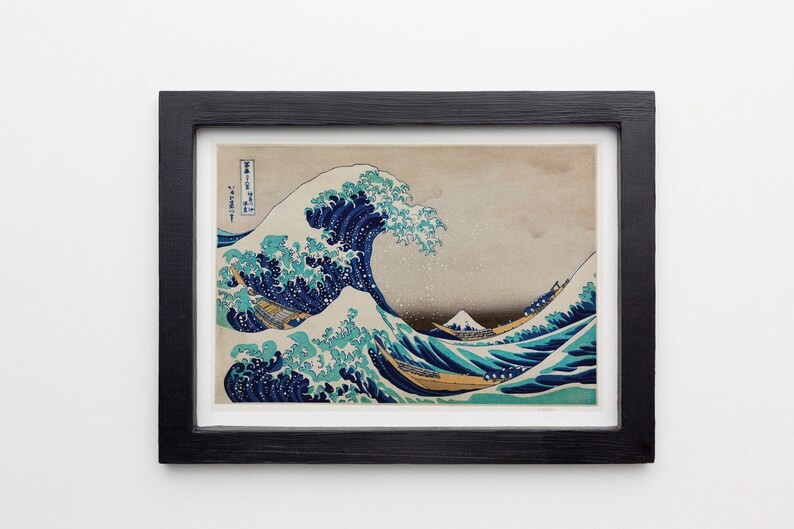 Japanese Art the Great Wave off Kanagawa Poster Reproduction ...