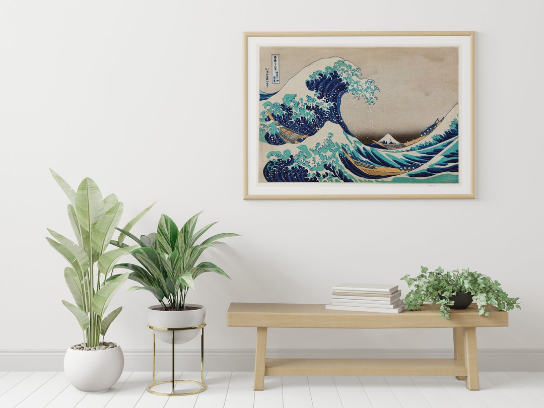 Japanese Art the Great Wave off Kanagawa Poster Reproduction ...