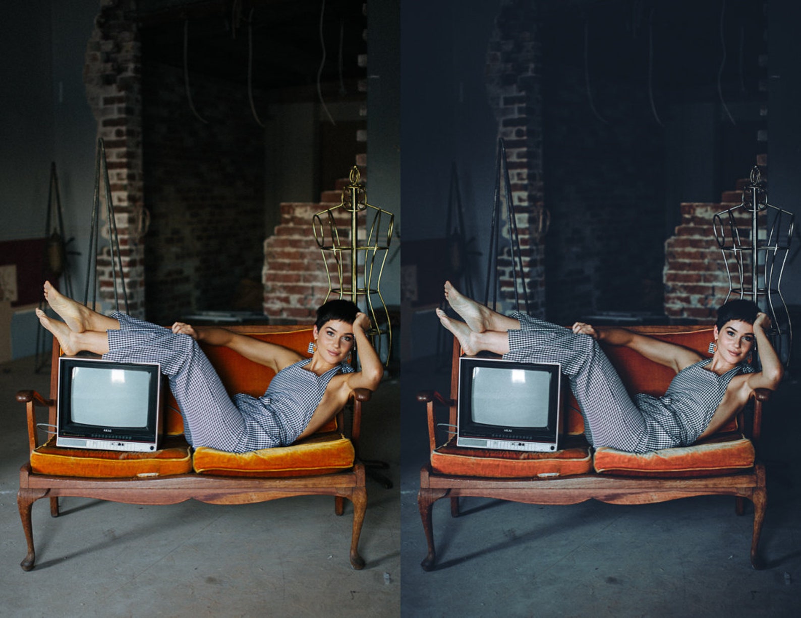 Dark Blue Shadow Lightroom Presets Packs Aesthetic for Desktop - Etsy