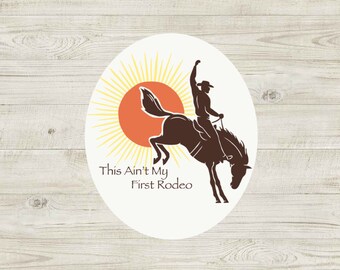 My First Rodeo Stickers - Etsy