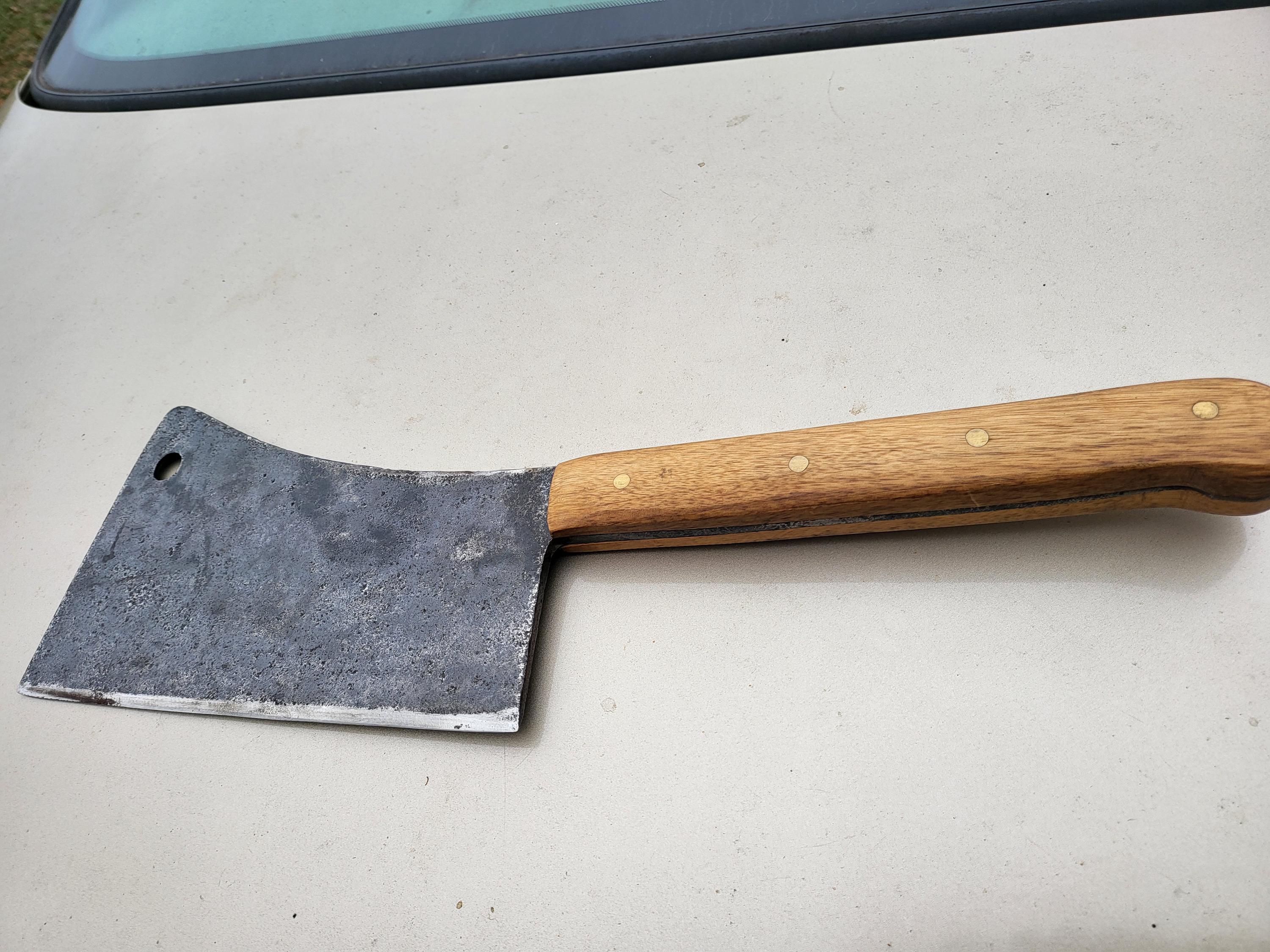 Vintage Meat Cleaver - Etsy