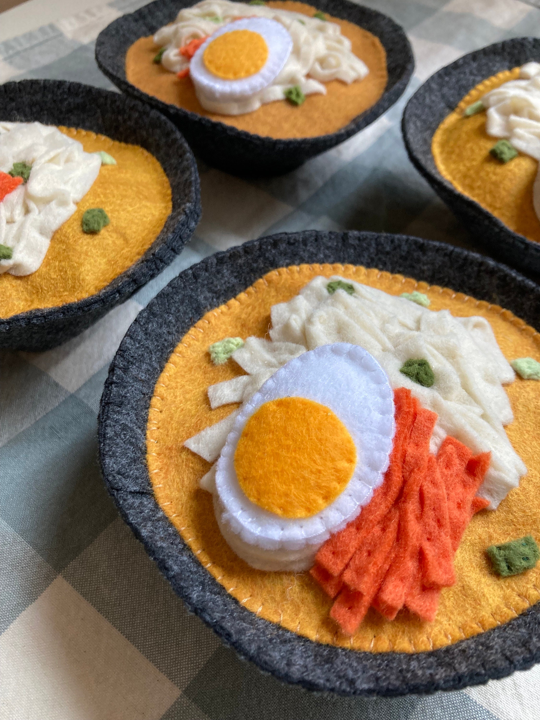 Felt Ramen Bowl Ramen Play Food - Etsy