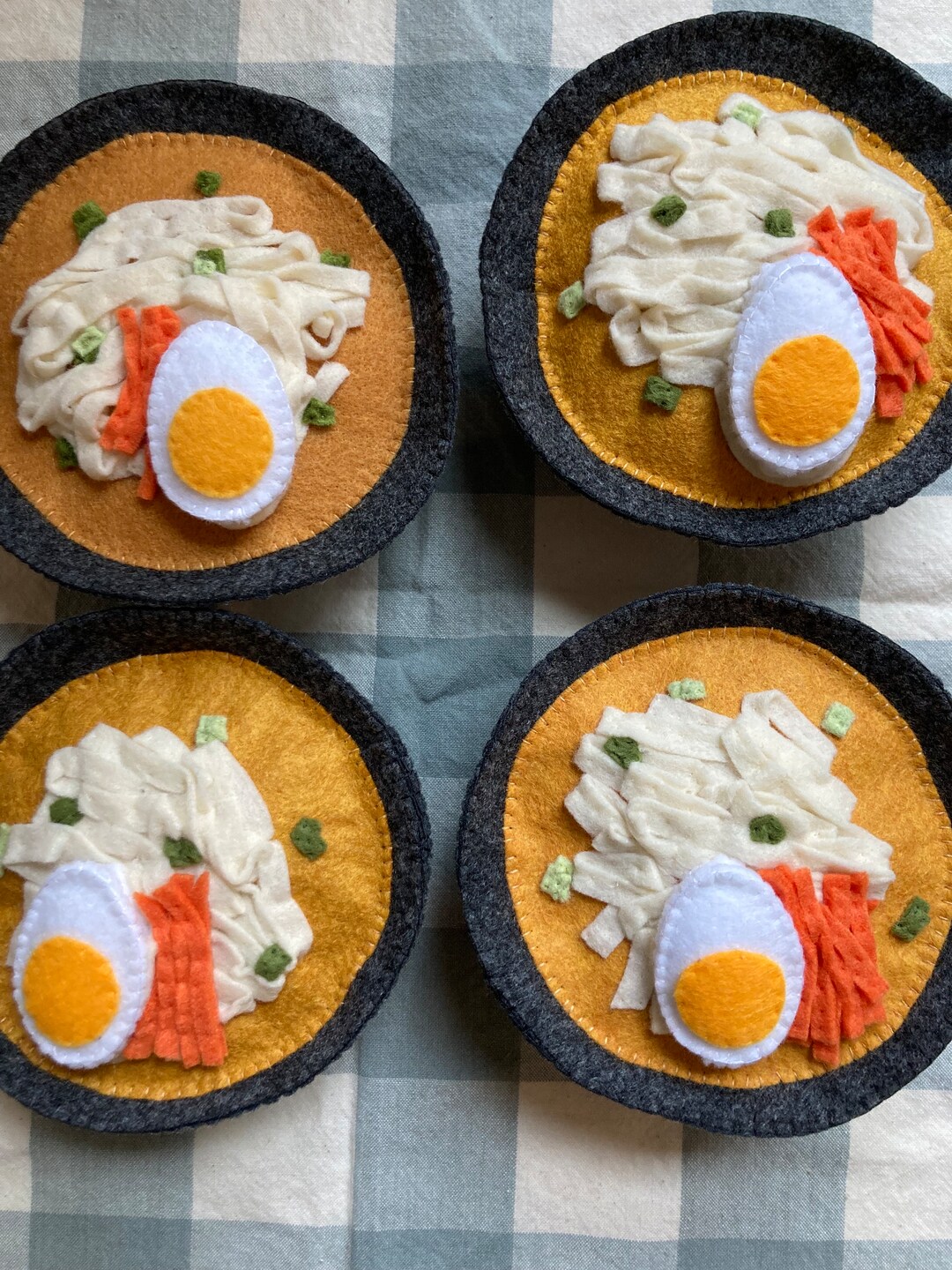 Felt Ramen Bowl Ramen Play Food - Etsy
