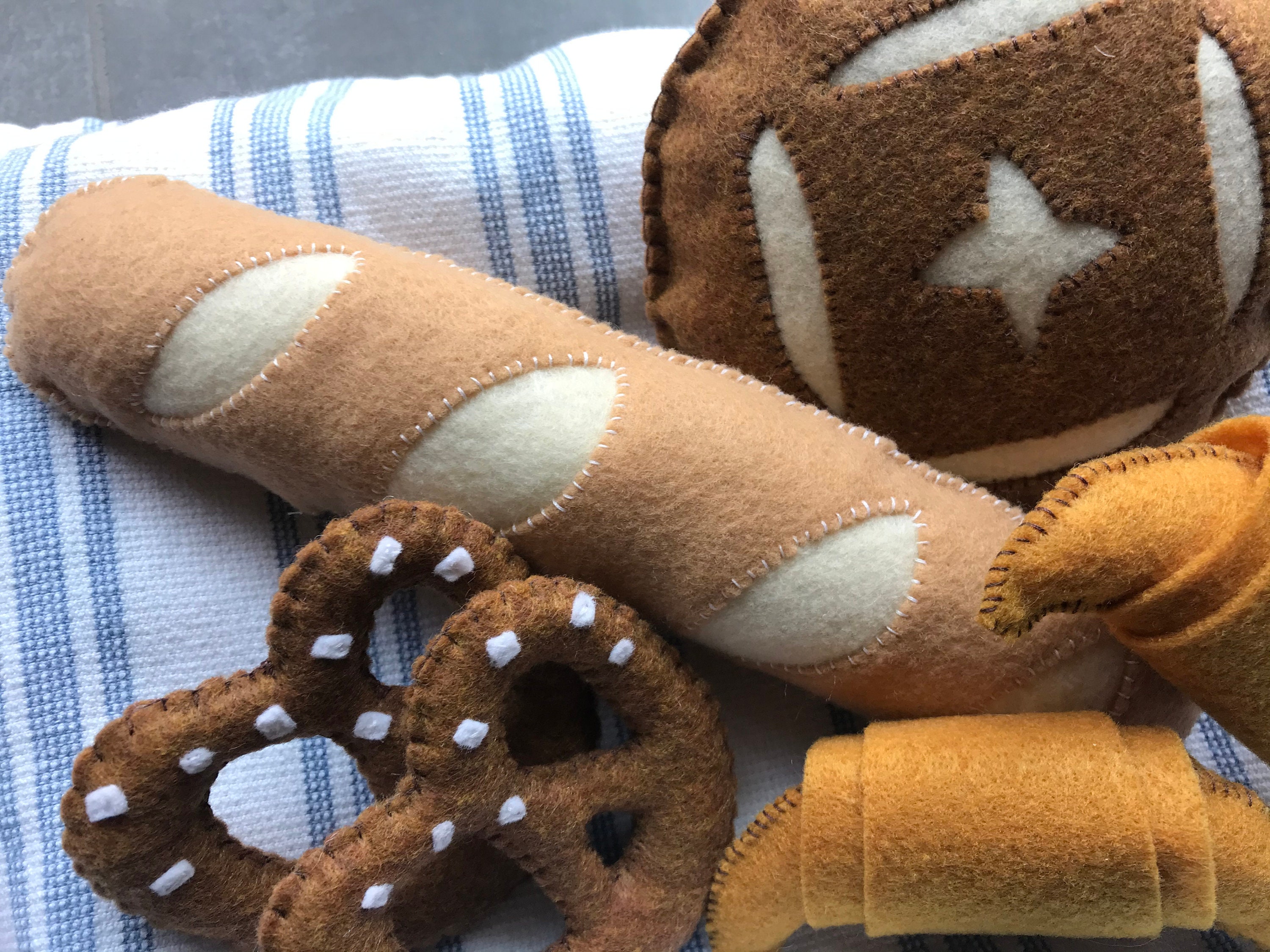 Felt Bakery Set Felt Bread Pretend Food Play Food | Etsy