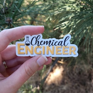 Chemical Engineer | Cheme Student | Sticker - Etsy