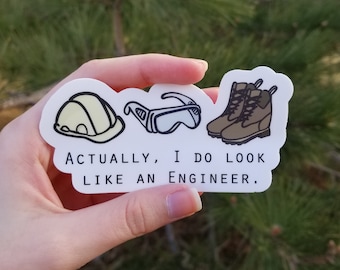 Engineer Sticker | Etsy