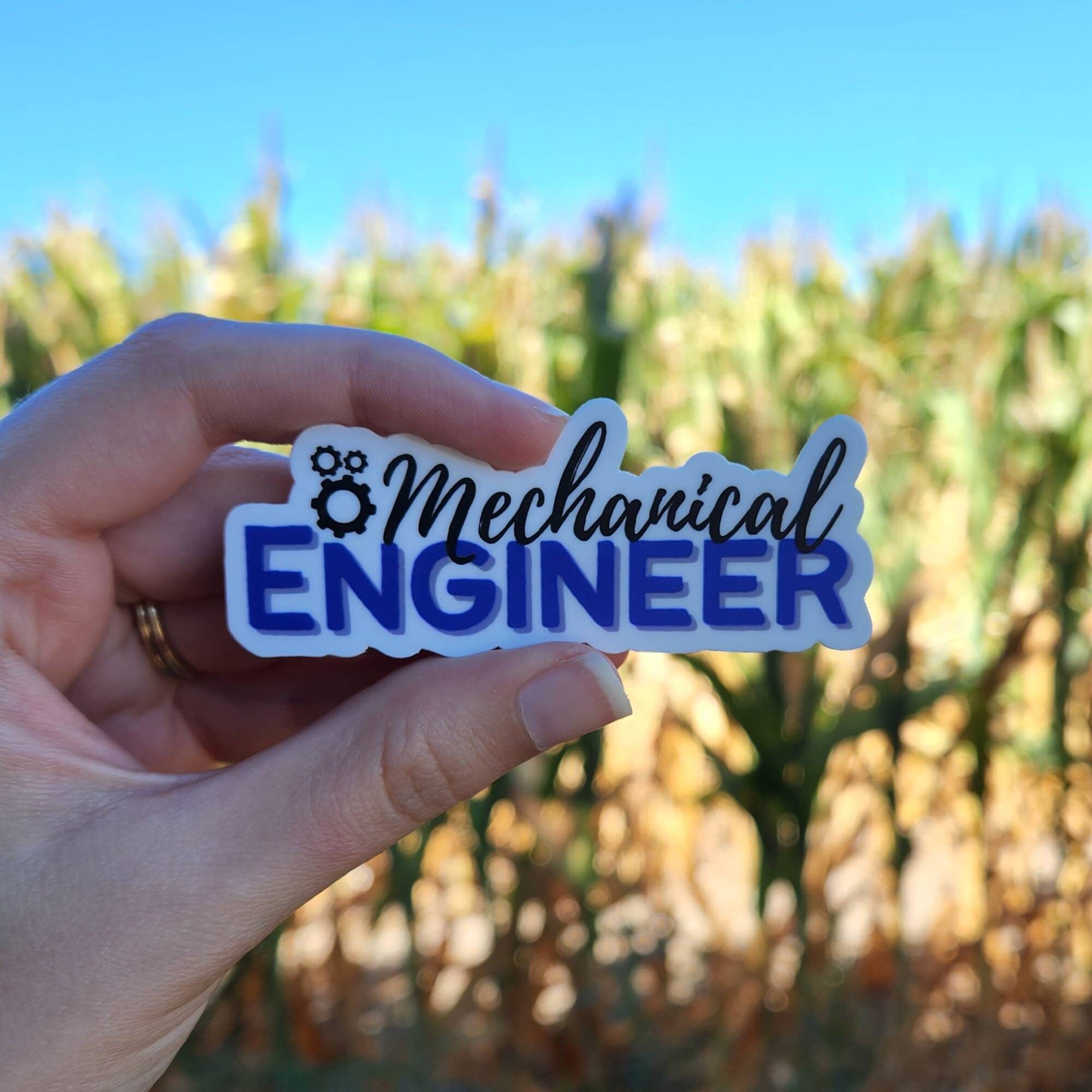 Mechanical Engineer Meche Student Aerospace Sticker - Etsy