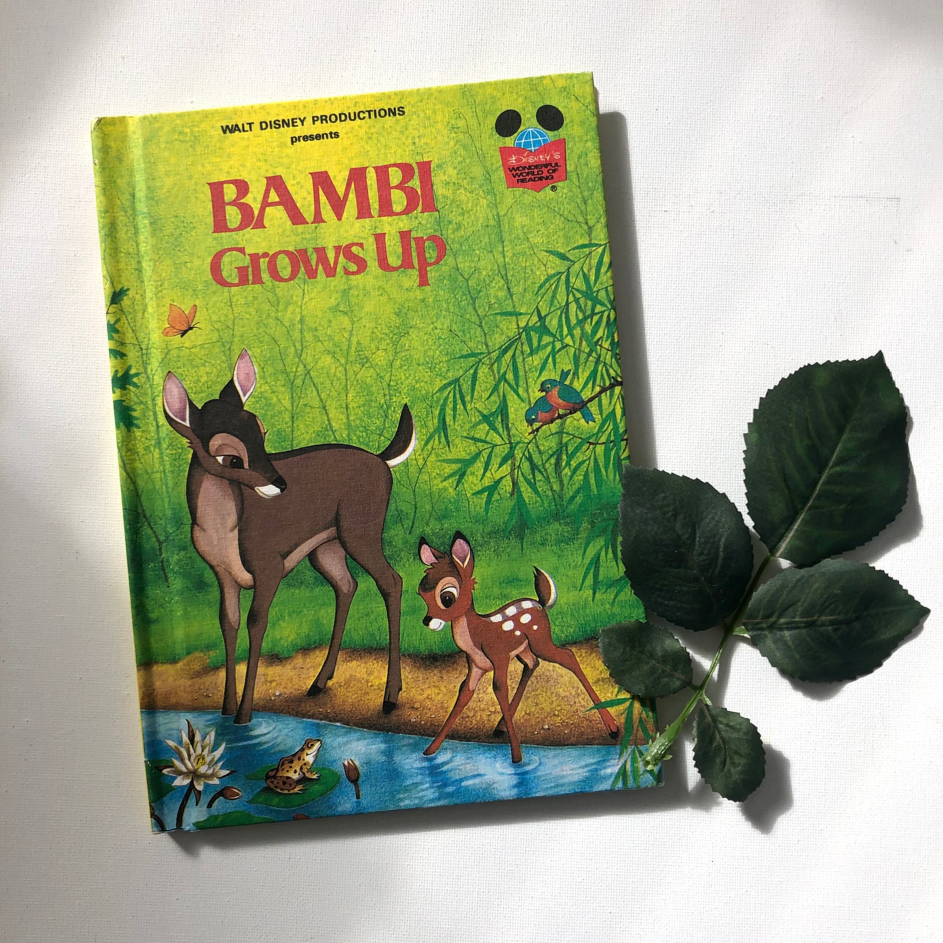 Vintage Disney Hardcover Book Bambi Grows up 1979 First Edition - Etsy