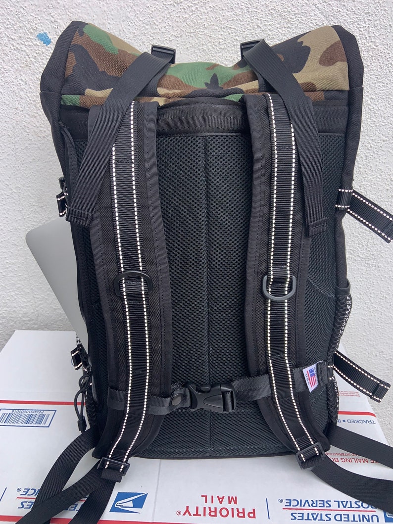 Roll-top Travel Backpack V2 - Etsy