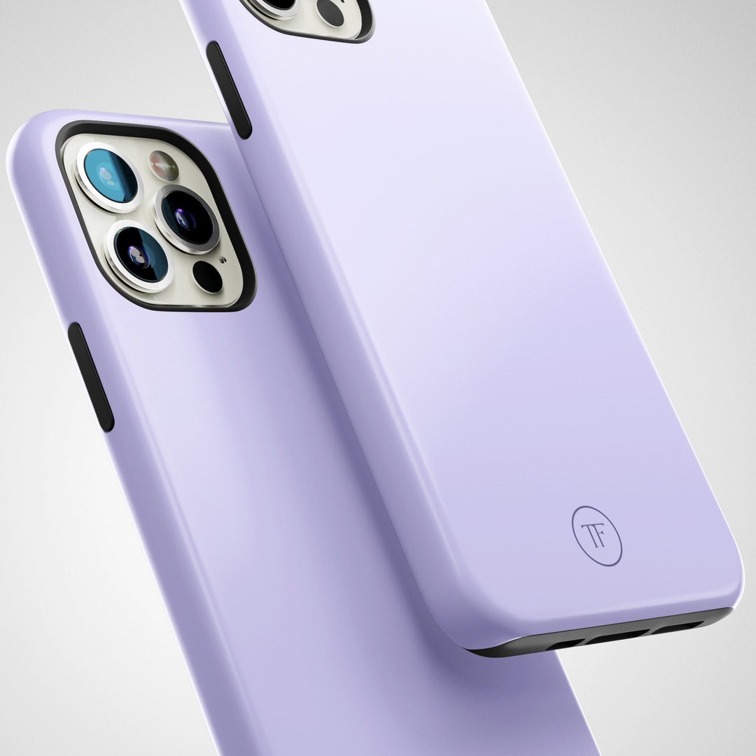 Pastel Purple iPhone Case: Shock Absorbent, Full Screen Protection - Etsy