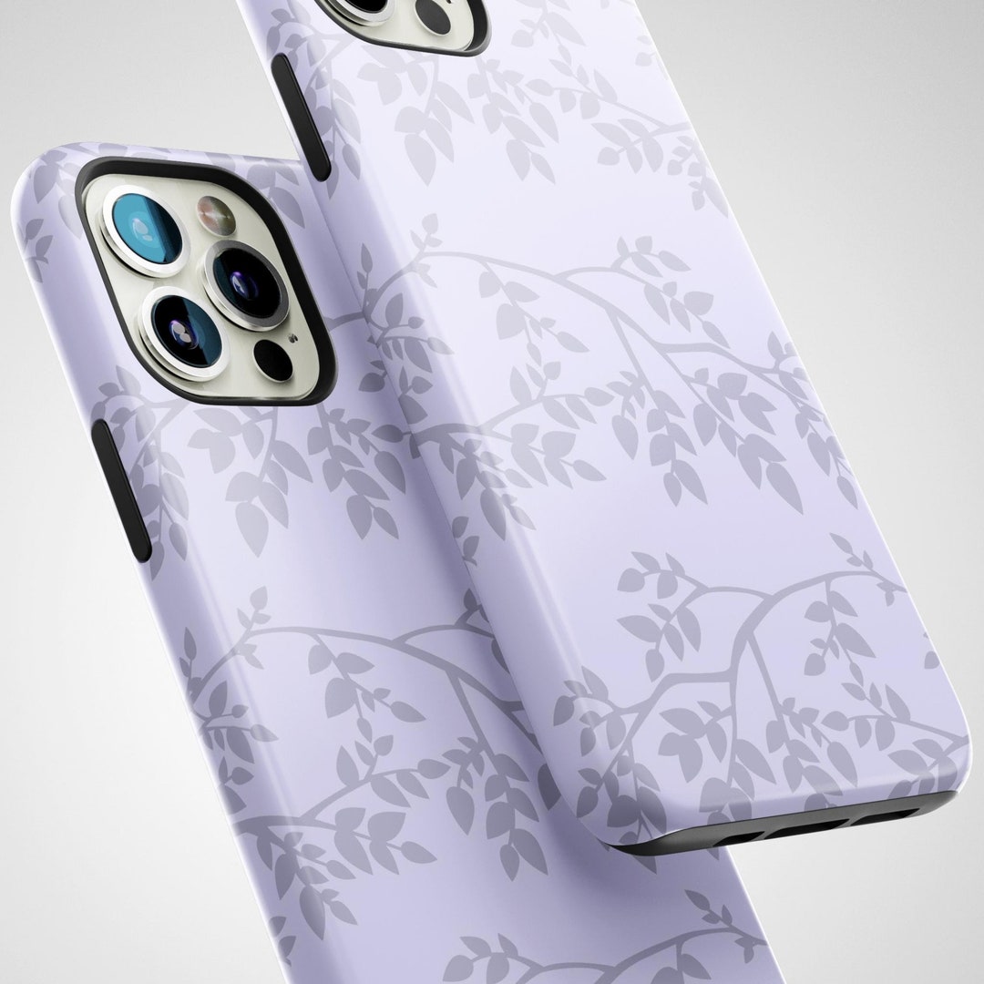 Light Purple Floral iPhone Case: Protective Spring Design - Etsy