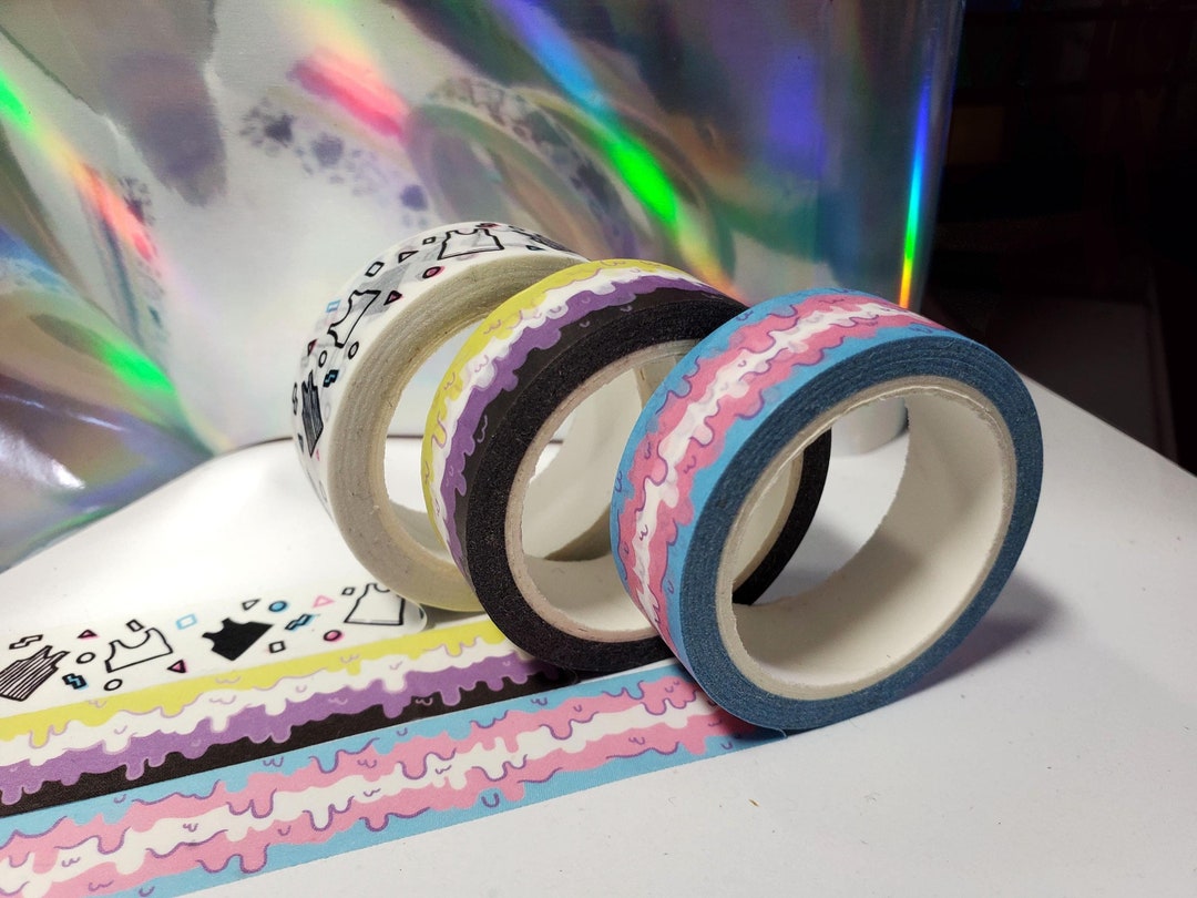 NNGF Washi Tape - Trans & Nonbinary Pride - Etsy