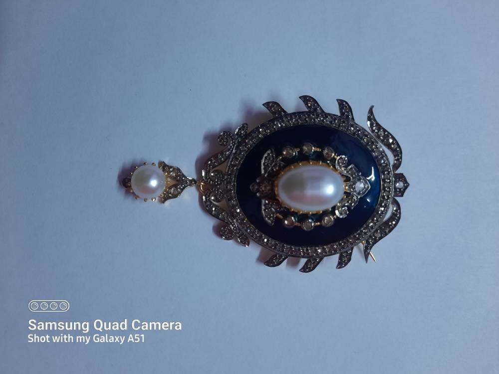 925 Sterling Silver Antique Brooch - Etsy