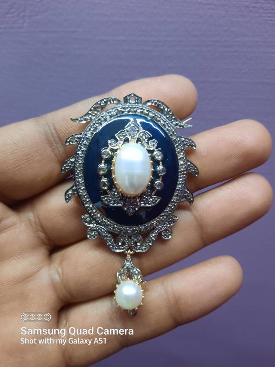 925 Sterling Silver Antique Brooch - Etsy