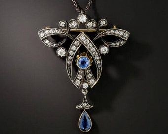 925 Sterling Silver Antique Brooch - Etsy