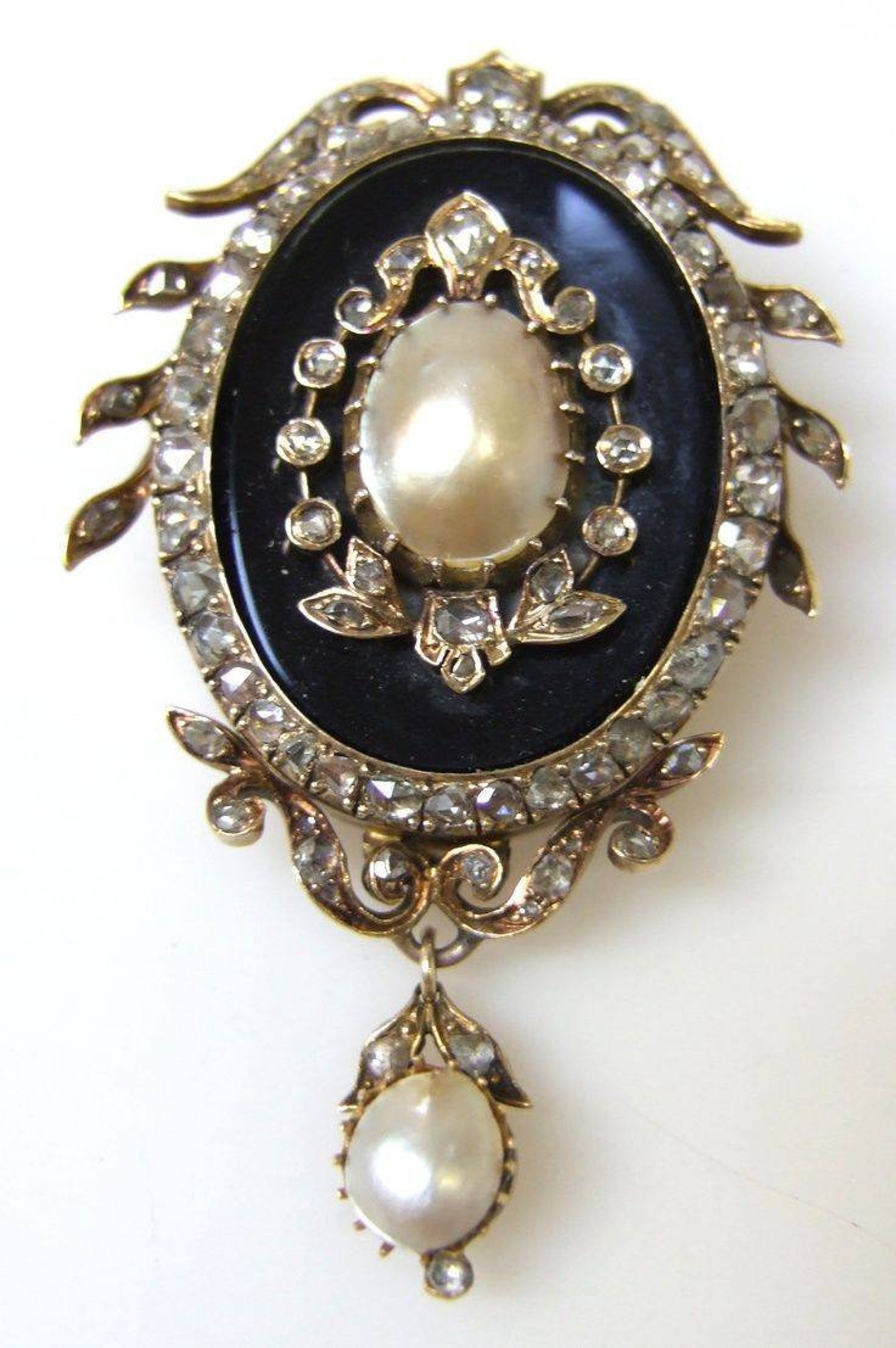 925 Sterling Silver Antique Brooch - Etsy