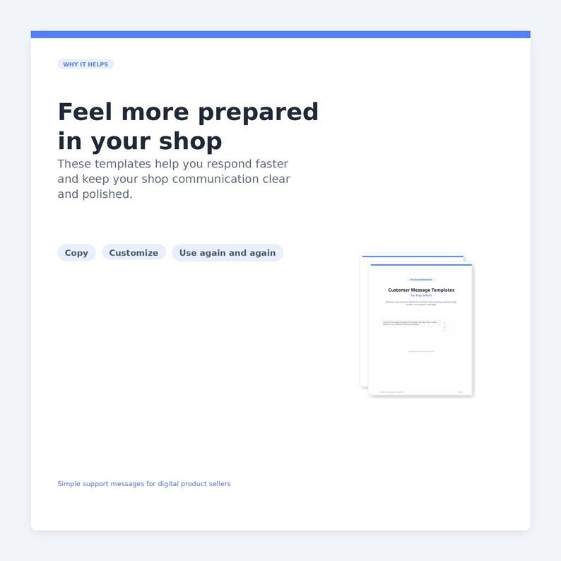 Customer Message Templates for Etsy Sellers - Etsy