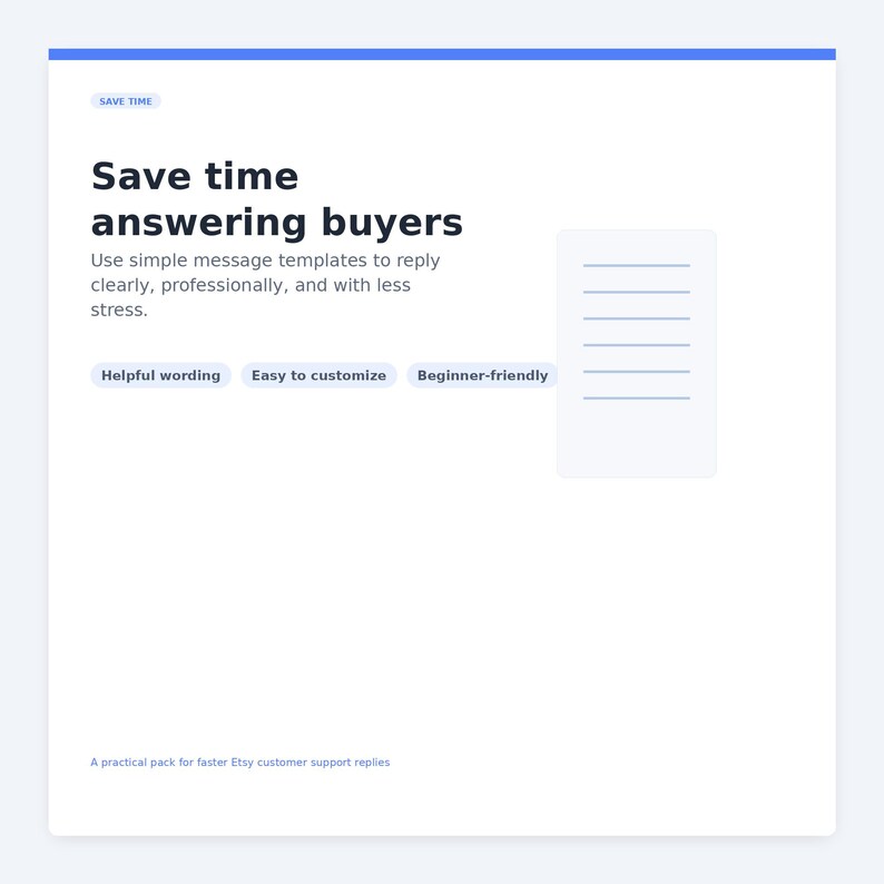 Customer Message Templates for Etsy Sellers - Etsy