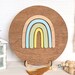 Boho Rainbow Scandi Decor Name Sign Nursery Decor Wall - Etsy