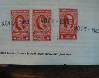 Documentary 1 Dollar Stamp - Etsy