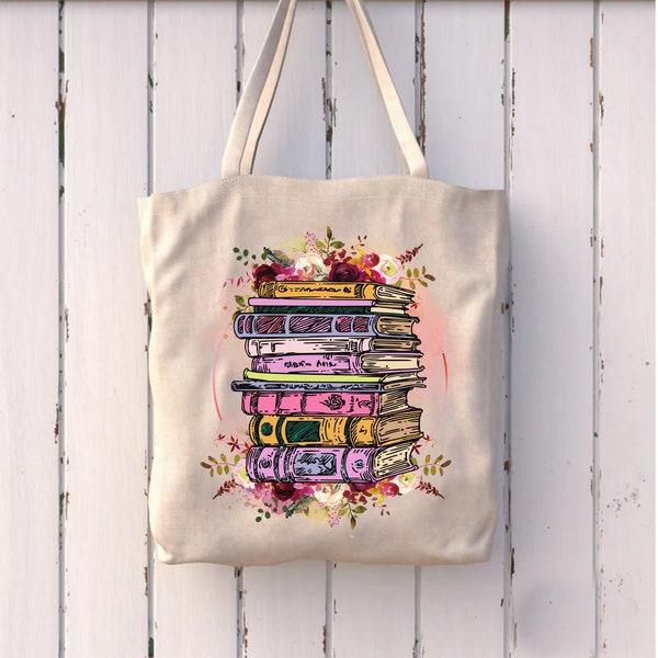 Book Tote - Etsy