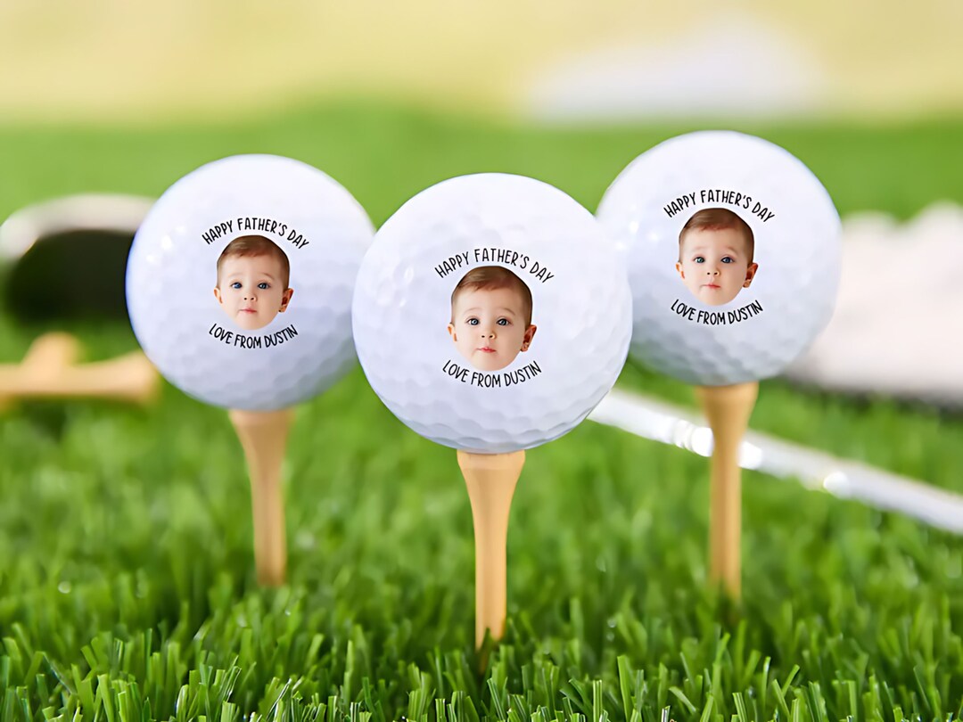 Custom Father's Day Gift Golf Balls Dad Golf Ball Fathers Day Gift Golf ...