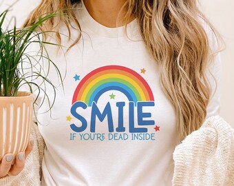 Dead Inside Smile - Etsy