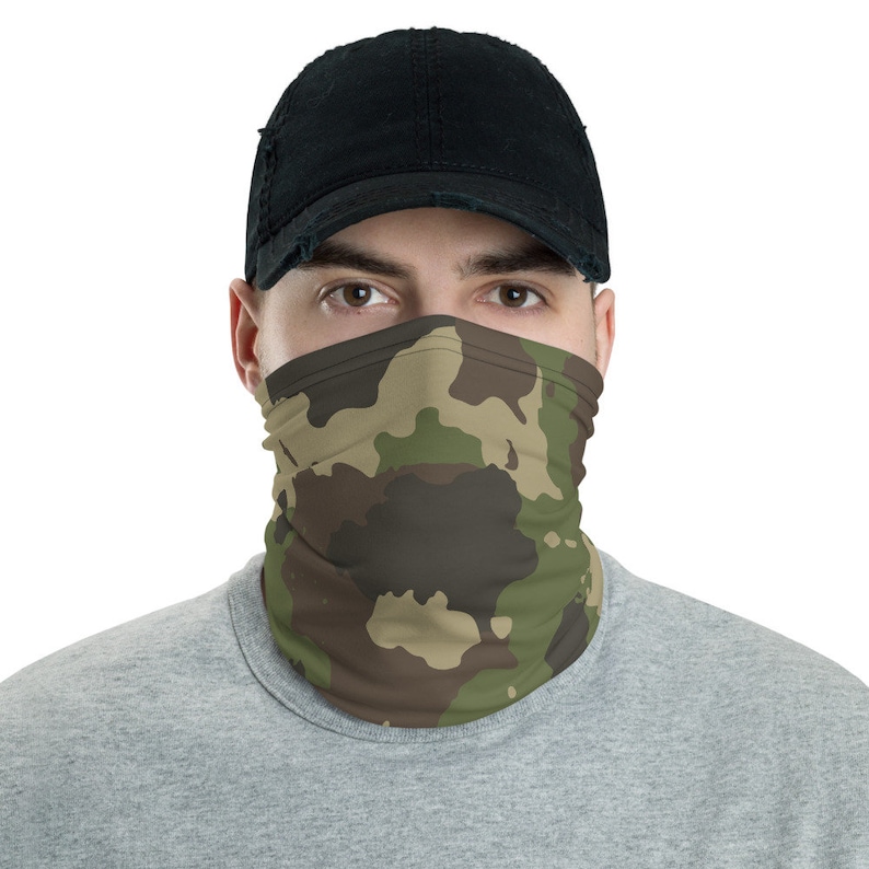 Woodland Camo Face Mask | Camouflage Cloth Face Mask | Jungle Camo Face ...