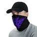 Purple Ninja Face Mask | Purple and Black Cloth Face Mask | Purple and ...