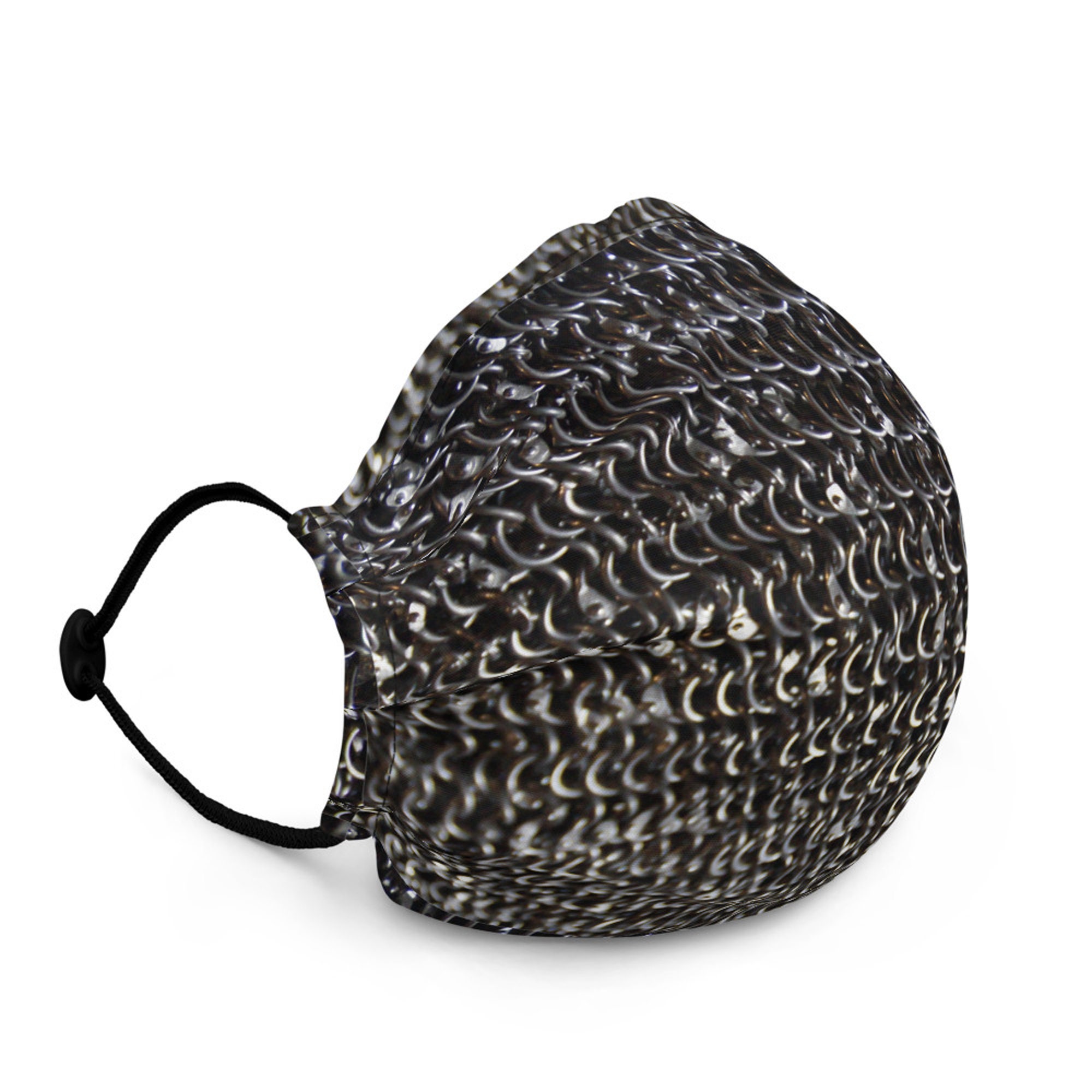 Chainmail Face Premium Mask Medieval Armor Face Mask Knight's Armor ...