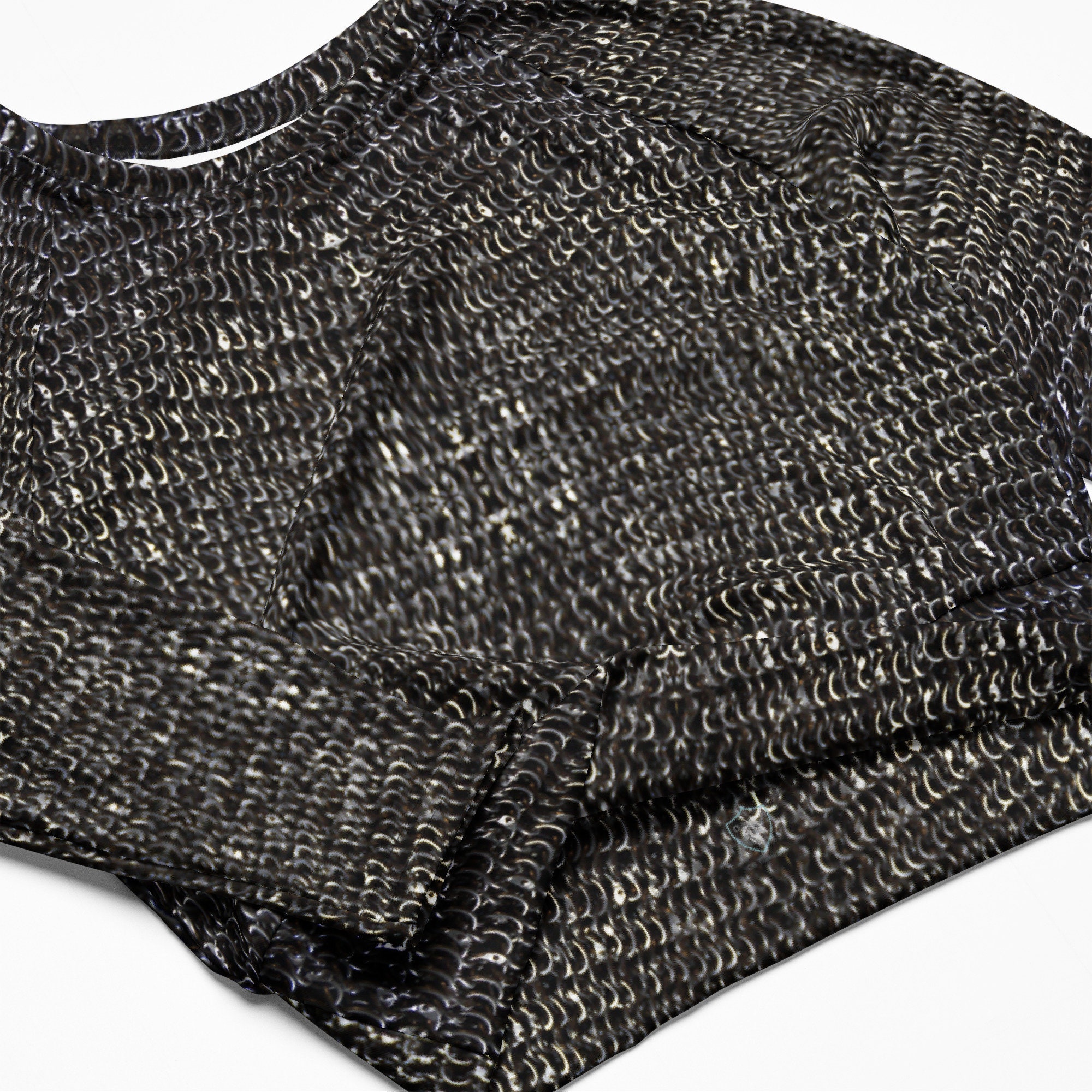 Chainmail Recycled Long-sleeve Crop Top | Medieval Armor Long-sleeve ...