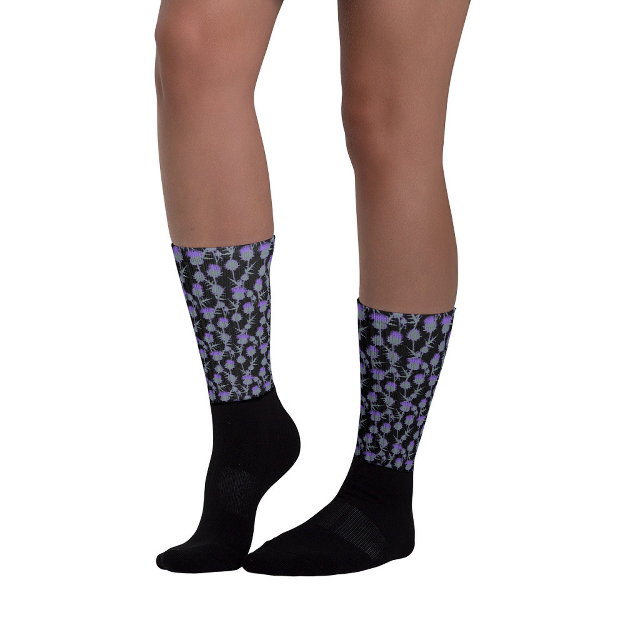 Scottish Thistle Socks | Scottish Highlands Socks| Thistle Cozy Socks ...