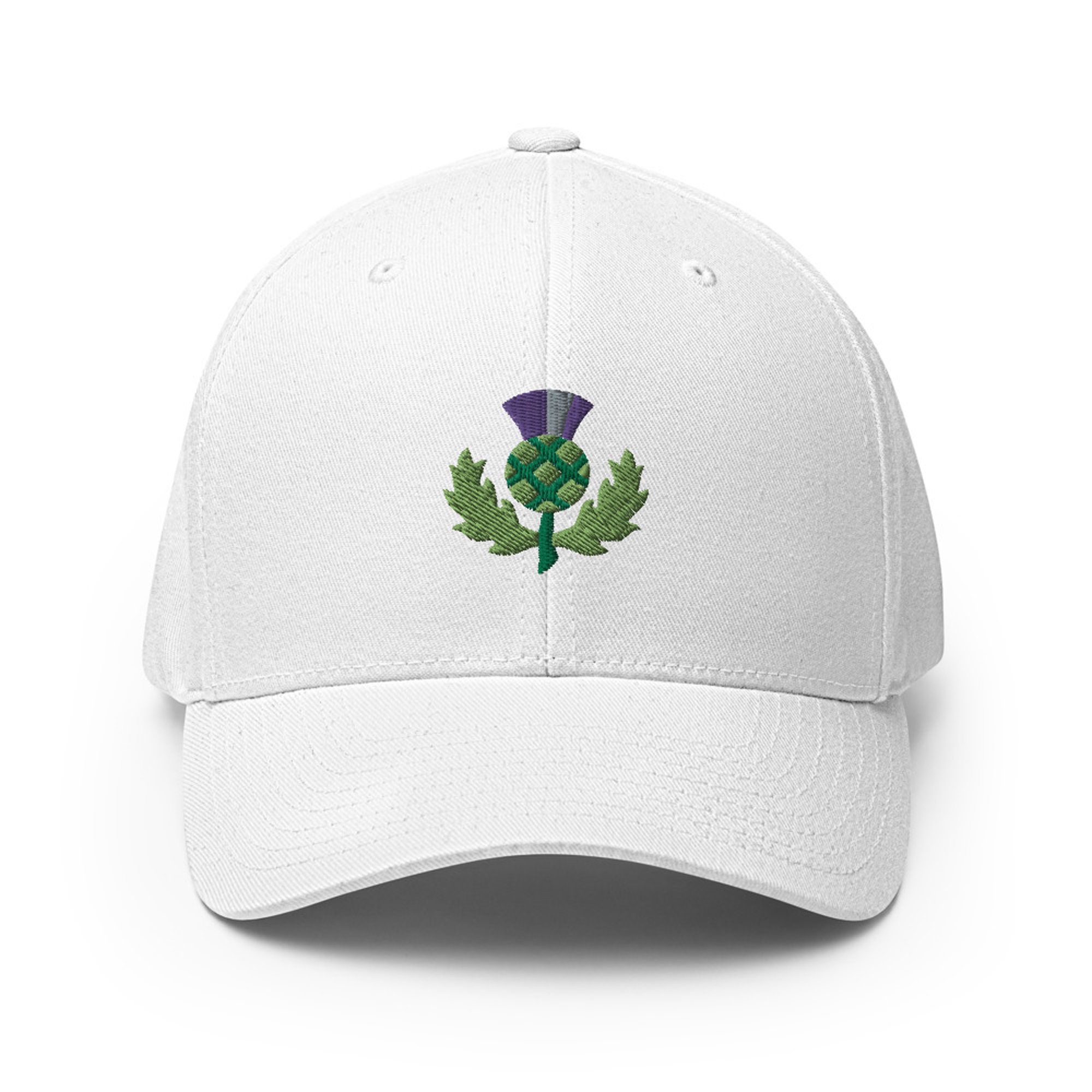 Scottish Thistle Structured Twill Cap | Scottish Thistle Baseball Cap ...