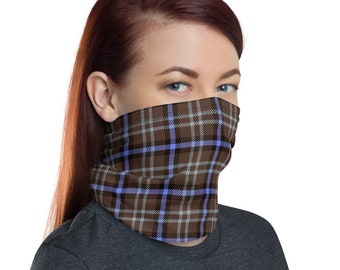 Personalized Scottish Tartan Face Mask Customizable Plaid Face Mask ...