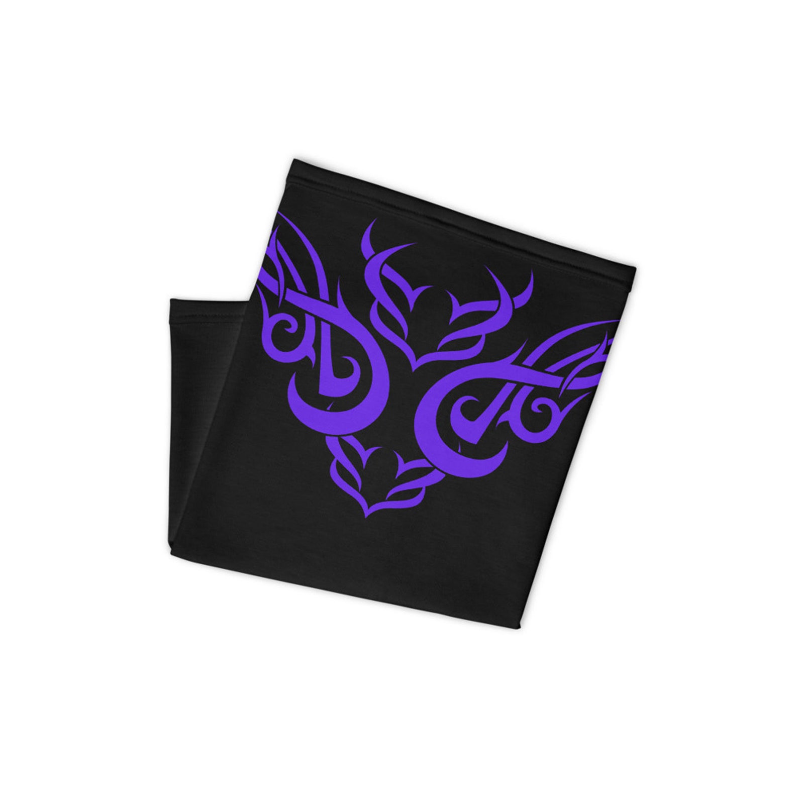 Purple Ninja Face Mask | Purple and Black Cloth Face Mask | Purple and ...