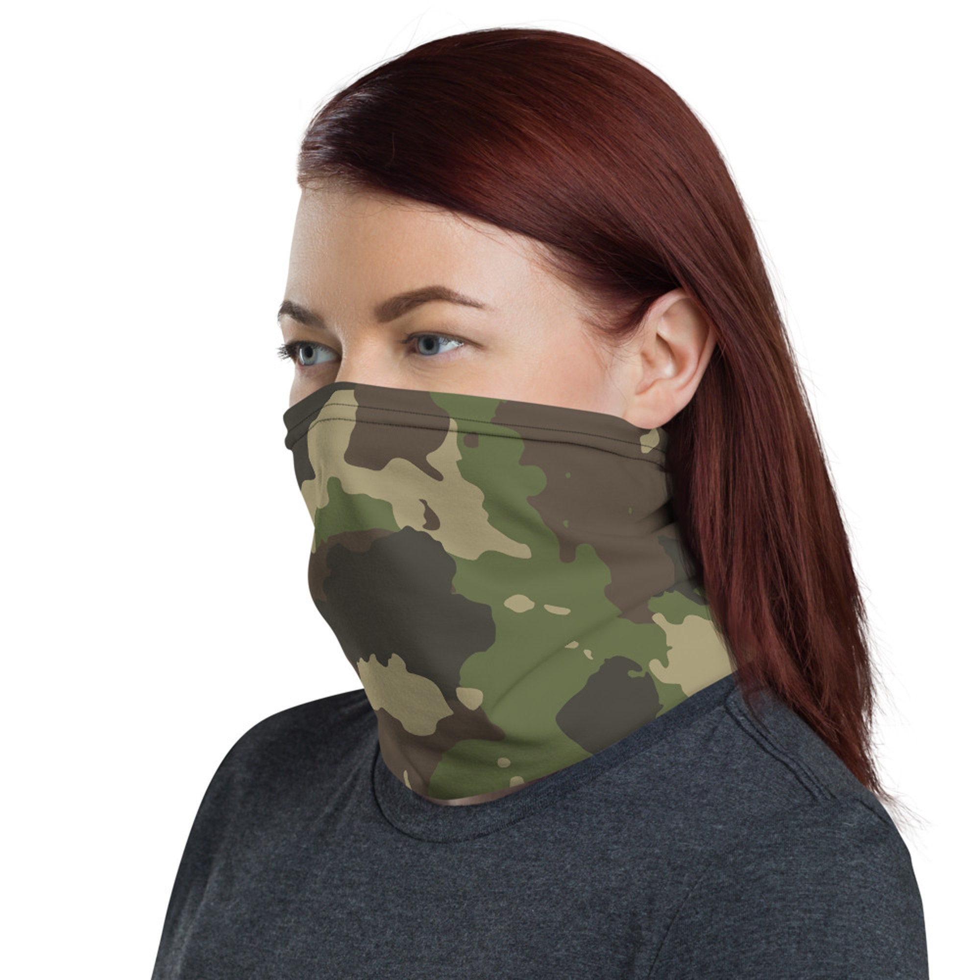Woodland Camo Face Mask | Camouflage Cloth Face Mask | Jungle Camo Face ...