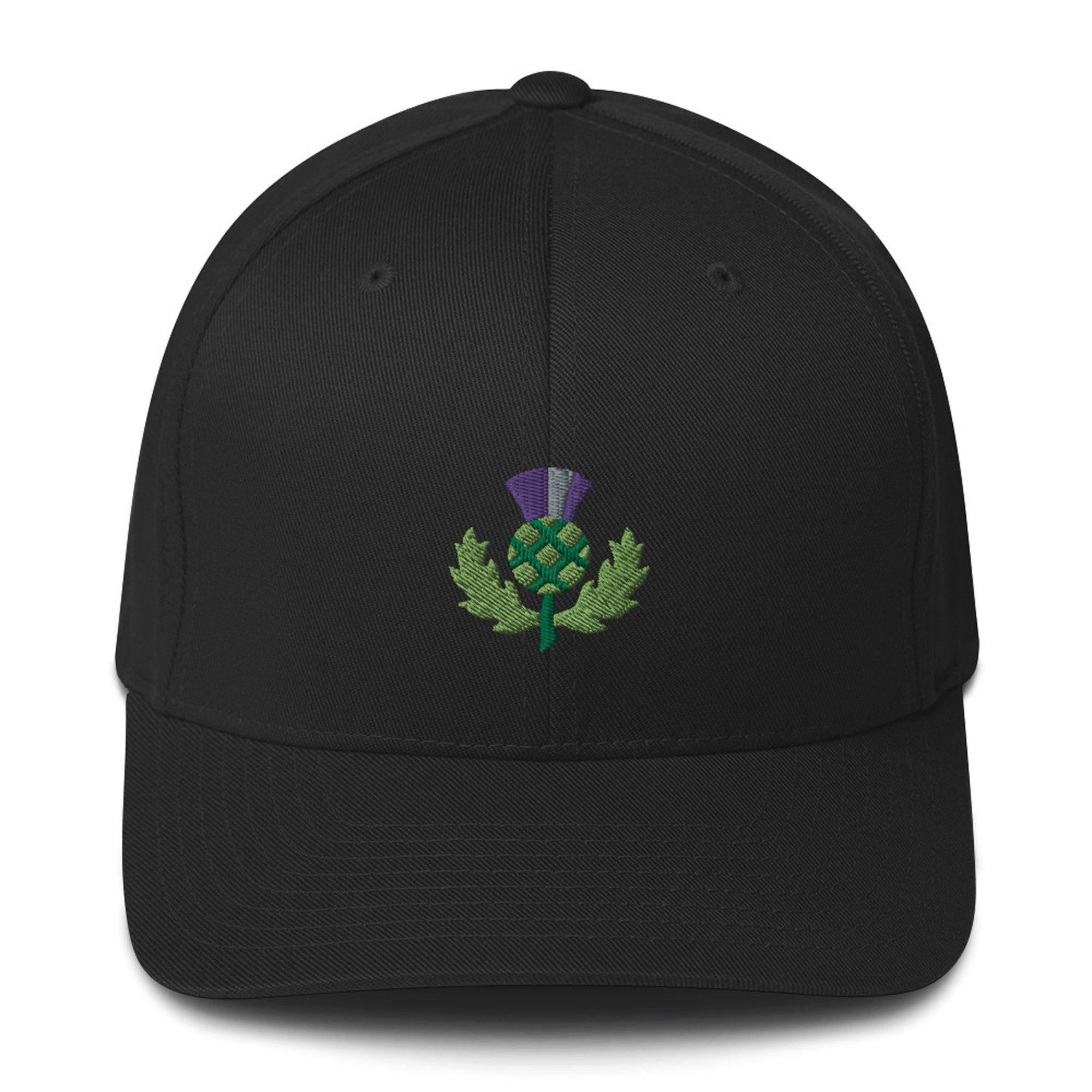 Scottish Thistle Structured Twill Cap | Scottish Thistle Baseball Cap ...