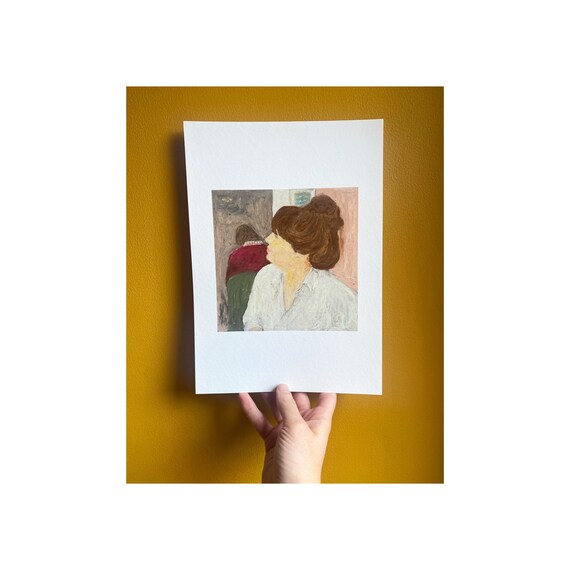 Clémence in Oxford Limited Edition A4 Print of Original Oil - Etsy