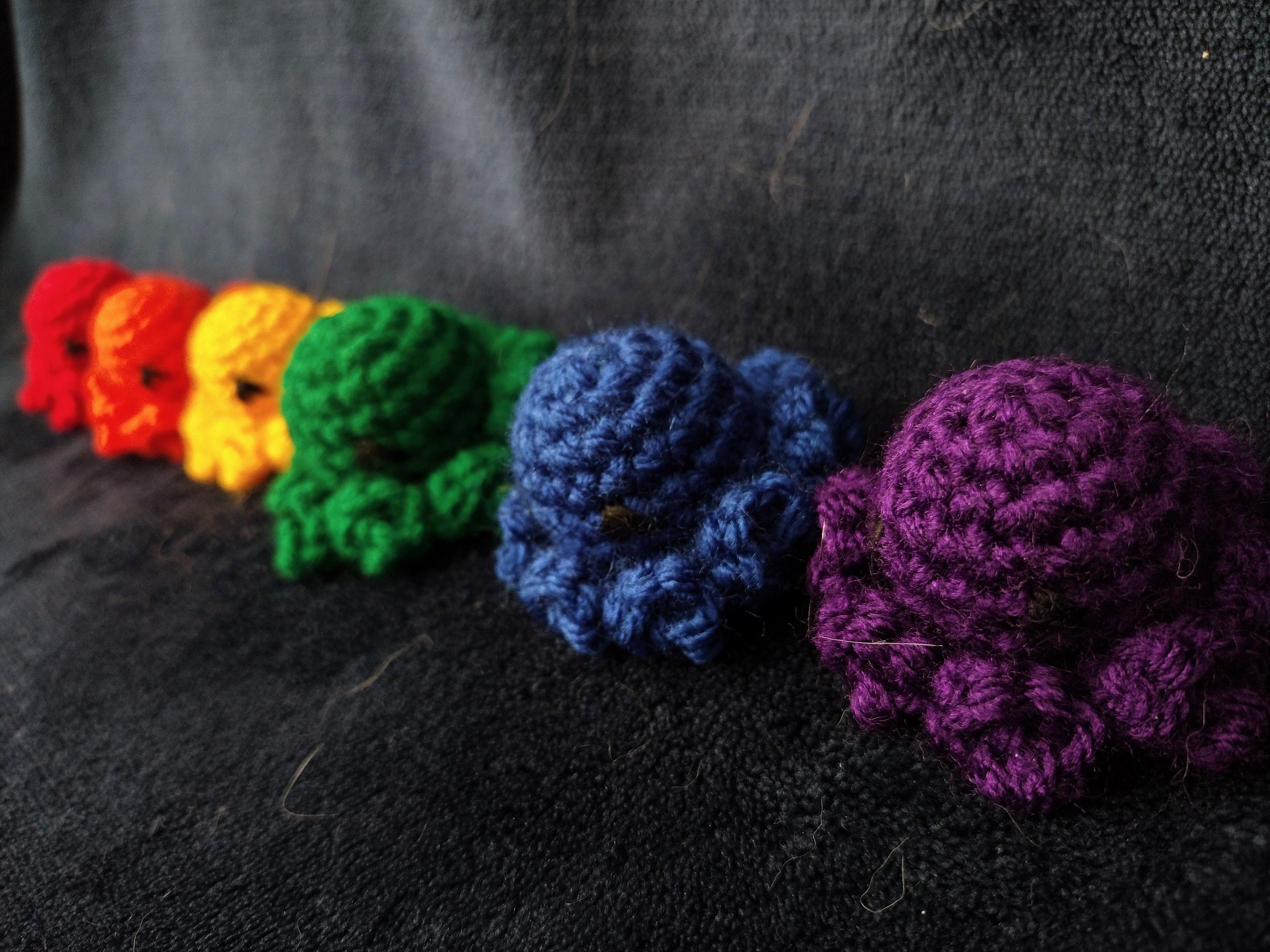 Mini Octo | Crochet Octopus | Desk Buddy Octo | Glow in the Dark Octo ...