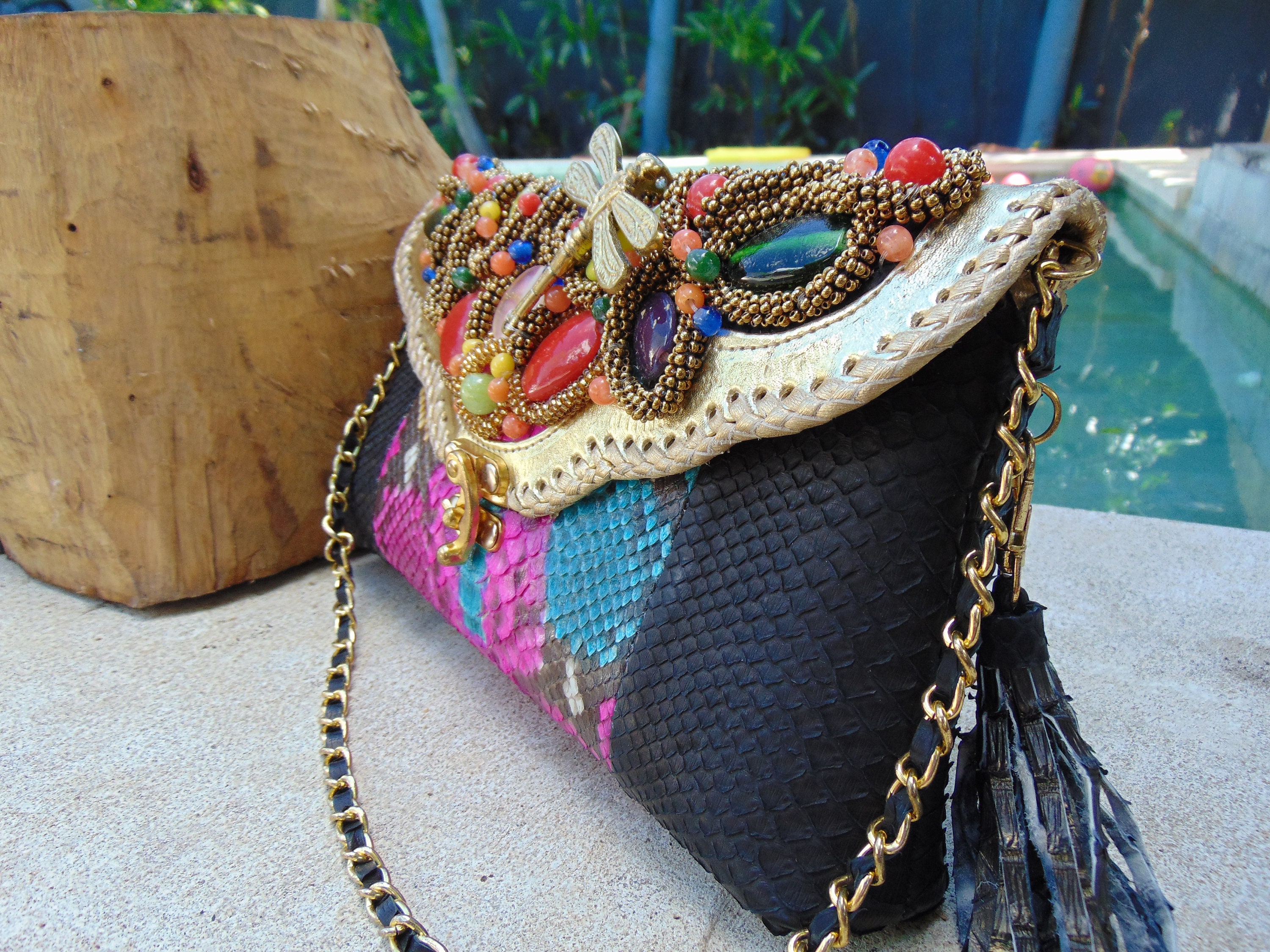 Genuine Python Snakeskin Bag Handbag Purse Real Snake Skin Bag - Etsy UK