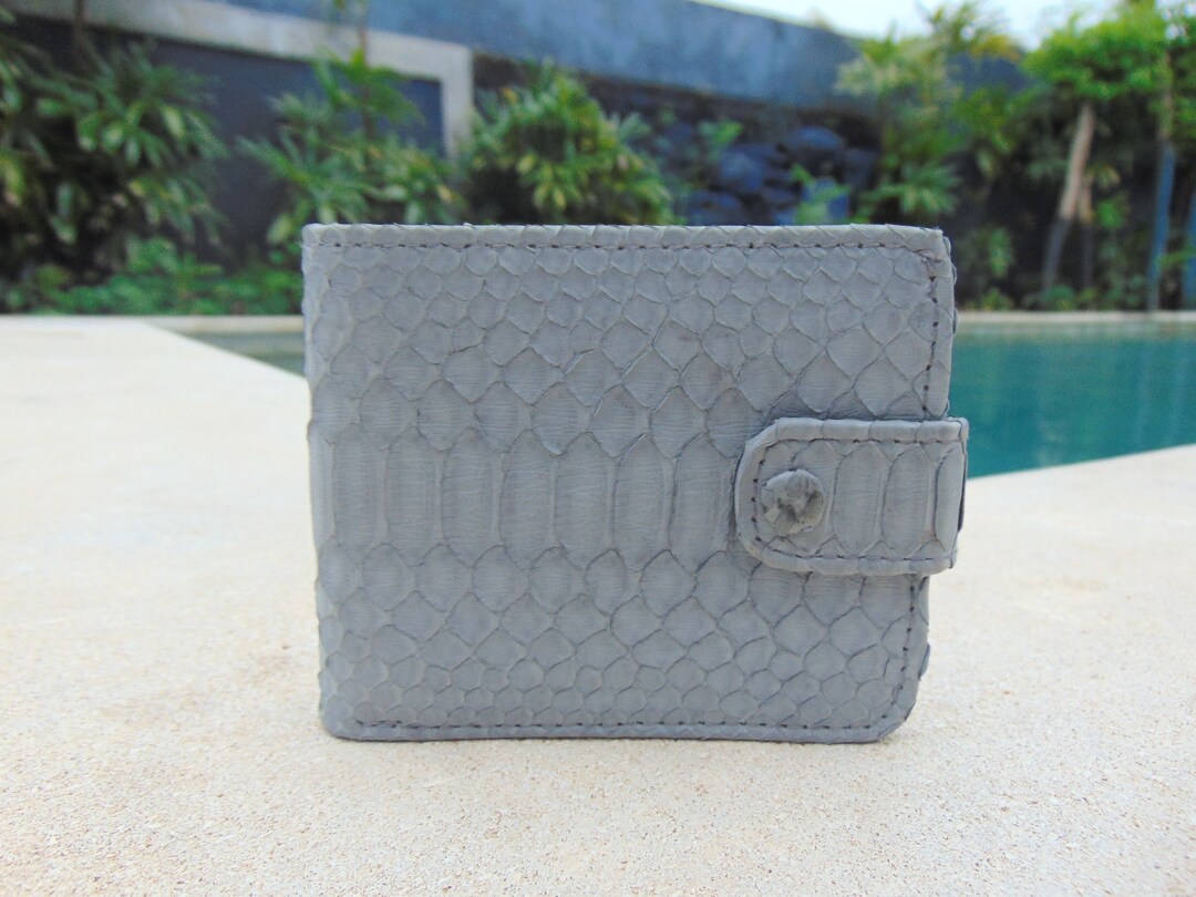 Genuine Python Snakeskin Men Wallet Leather Bifold Wallet - Etsy UK